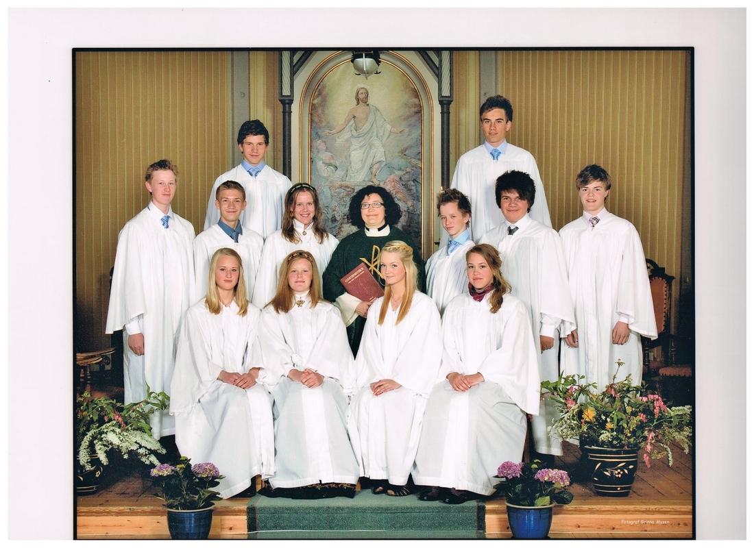 Konfirmantbilde Øymark - Marker kirkelige fellesråd